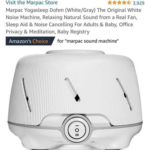 Other | Marpac Yogasleep Dohm Whitegray The Original White Noise ...